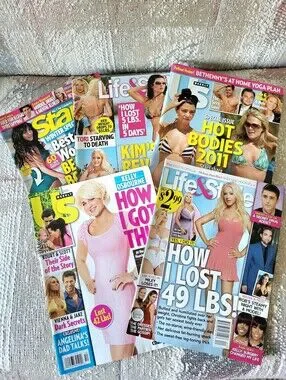 Other | Tabloid Magazine Lot Christina Aguilera Kelly Osbourne Kim ...
